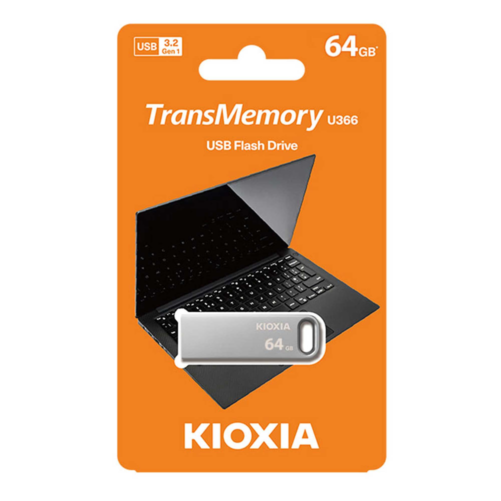 فلش مموری 64 گیگابابت با رابط USB 3.2 کیوکسیا مدل TRANSMEMORY U366 ...