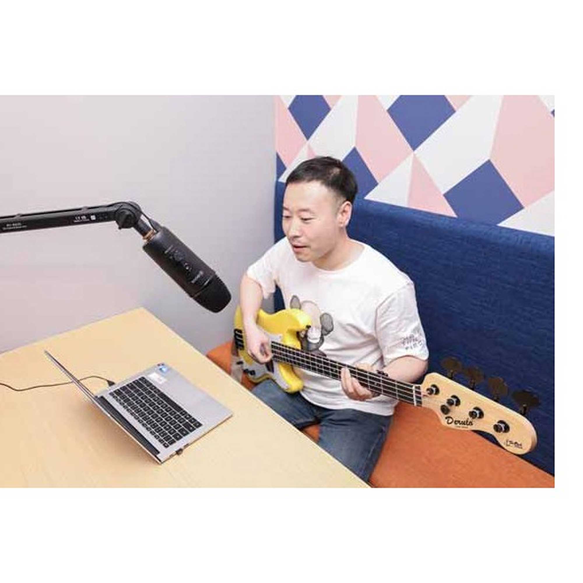 میکروفون استودیویی بی سیم کاندنسر با رابط XLR و Type-C و قابلیت ...