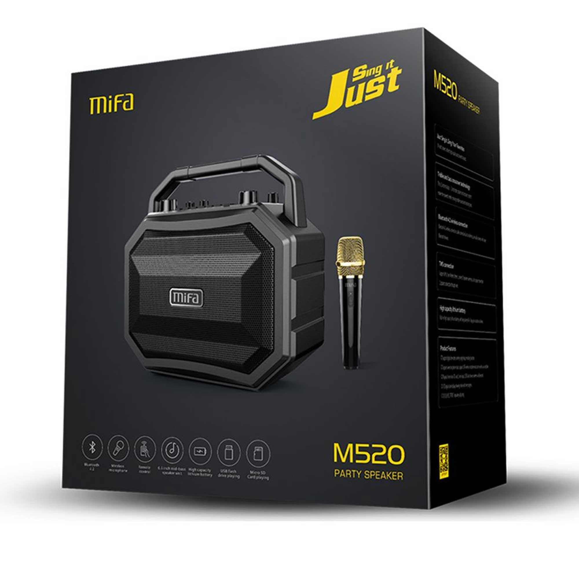 خرید اسپیکر قابل حمل بلوتوثی میفا مدل M520 II در فروشگاه صدا استور